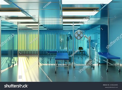 Surgical Department Hospital Hospital Interior Couches Stock