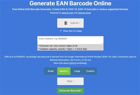 Ean 바코드 생성기 무료 Ean13 바코드 생성기 온라인