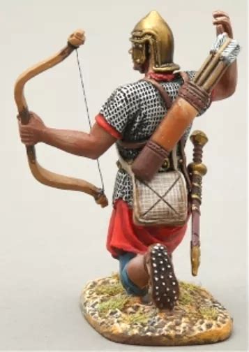 Thomas Gunn Roman Empire Rom020b Archer Kneeling Reloading Bronze Helmet Mib 10044 Picclick Ca