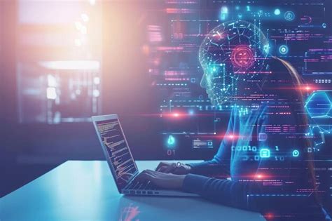 Premium Photo Programmers Using Ai Software And Technology For Coding