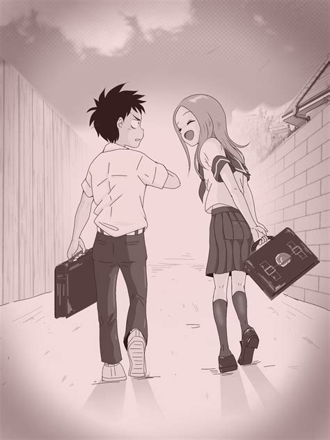 Takagi San And Nishikata Karakai Jouzu No Takagi San Drawn By Hatomugi User Datj Danbooru