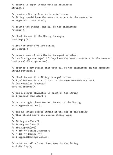 Solved Create An Empty String With No Characters StringO Chegg Com