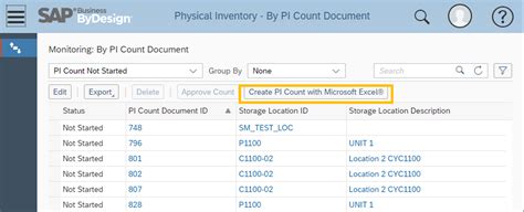 Create Physical Inventory Counts With Microsoft Ex Sap Community