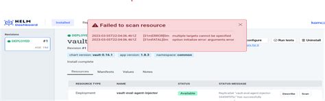 failed to scan resources error · issue 227 · komodorio helm dashboard