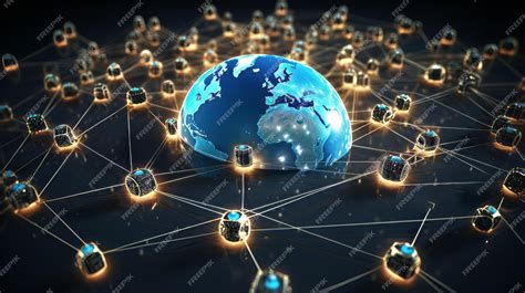 Premium Photo Network Of Interconnected Iot Devices