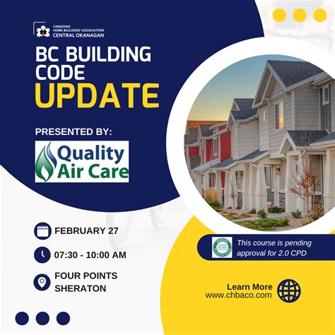 Bc Building Code Update Chba Central Okanagan Committees