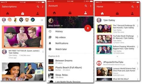 Youtube Update Ios App With Video Editing Tools Material Design