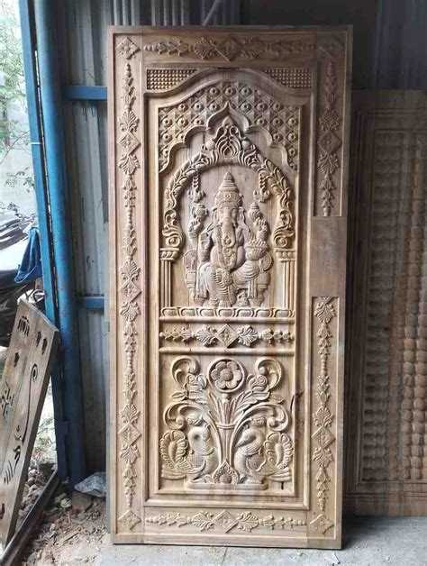 Door Carving Design 144 Raj Cnc Wood Works Vanuvampet Chennai