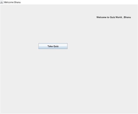 Quiz Application Project In Java Swing Codersarts