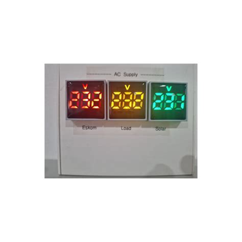 Way LED Voltage Display V With Fuses Pav Solar Solutions