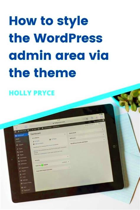 Styling Wordpress Admin Area With Adminenqueuescripts Creative Salahu