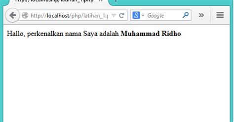 Membuat Fungsi Sederhana Dengan Php