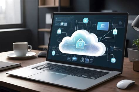 The Importance Of Cloud Storage And Data Protection Stock Illustration Illustration Of