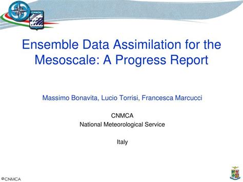 Ppt Ensemble Data Assimilation For The Mesoscale A Progress Report