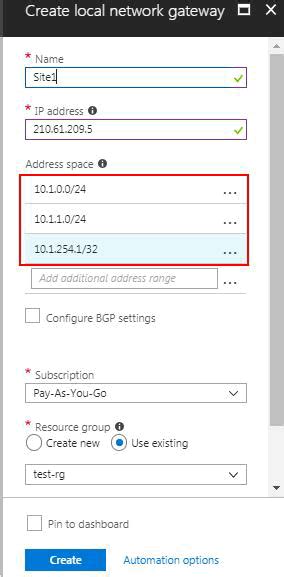 How To Configure Route Based IPsec VPN To Azure VTI Over IKEv IPSec Zyxel Community