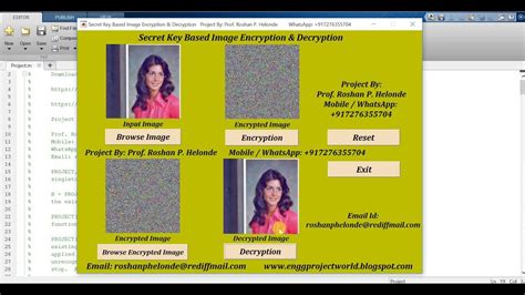 Aes Based Secret Key Image Encryption Decryption Aes Based Image