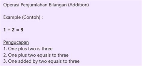Belajar Bahasa Inggris Part 2 Mathematics Operasi Bilangan Dan Istilah