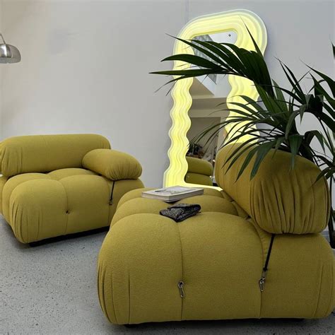 The Camo Replica In Lime Boucle