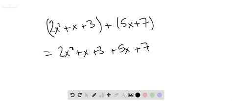 ⏩solvedadd And Write The Resulting Polynomial In Descending Order