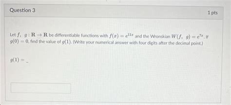 solved let f g r→r be differentiable functions with