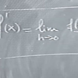 The Formula Of The Derivative Function Download Scientific Diagram
