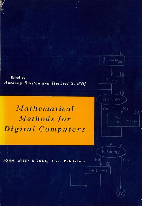 Mathematical Methods For Digital Computers Ralston Anthony And Herbert S Wilf