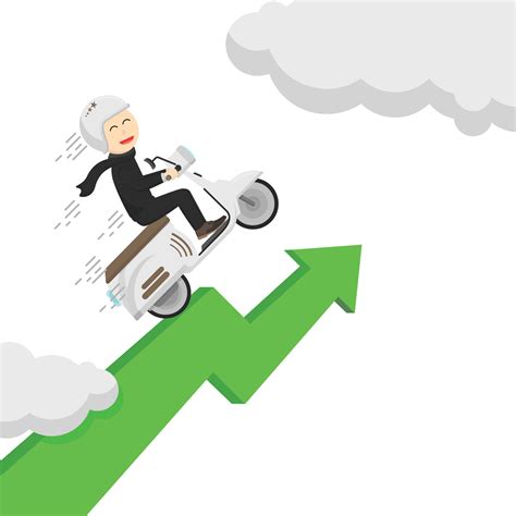 Businessman Speed Up Progress Design Vector Art At Vecteezy