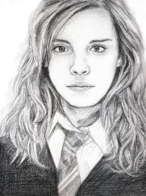 Hermione Granger Sketch At Paintingvalley Com Explore Collection Of Hermione Granger Sketch