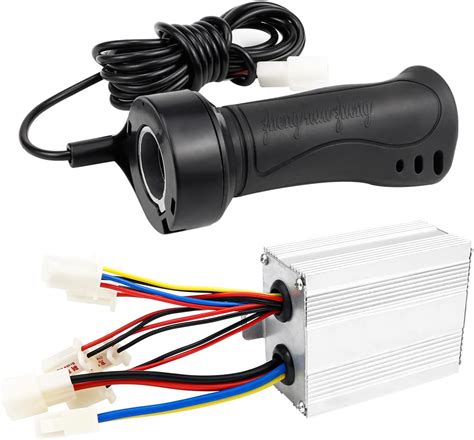 Buy YOLUFER 500W Brushed DC Motor Speed Controller Alloy Brush Motor Control Box Throttle Twist
