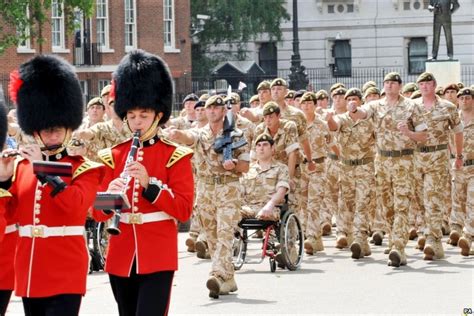 Bbc In Pictures Coldstream Guards March Through London