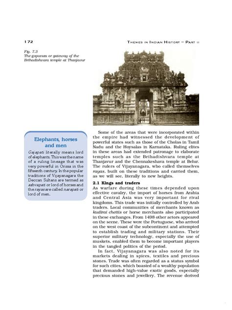 Ncert Book Class 12 History Chapter 7 An Imperial Captial Vijayanagara
