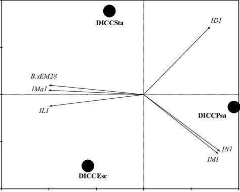 Principal Component Analysis Pca Showing The Correlations Between