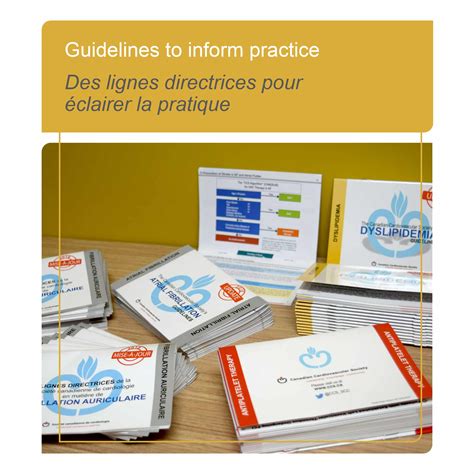 Guidelines To Inform Practice Canadian Cardiovascular Society