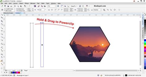 Menggunakan Powerclip Di Coreldraw Dengan Cepat Pakai Tombol Keyboard Dan Mouse Kiedayat