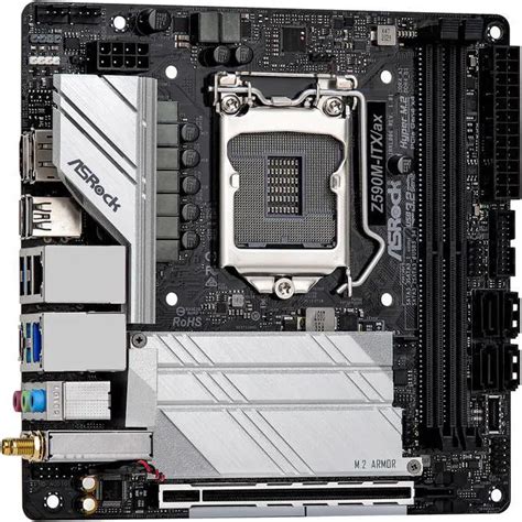 Asrock Z590m Itx Ax Lga 1200 Mini Itx Intel Motherboard