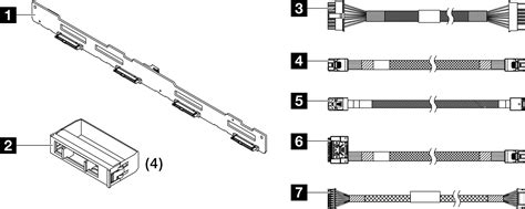 Thinksystem Sr250 Series 4x3 5 Hot Swap Sas Sata Backplane Kit Lenovo Server Options