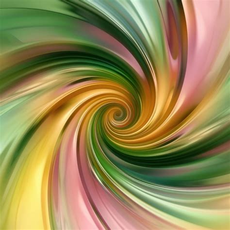 Colorful Abstract Spiral Premium Ai Generated Image