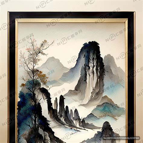 Ai创作图复古高级外框 昵图网