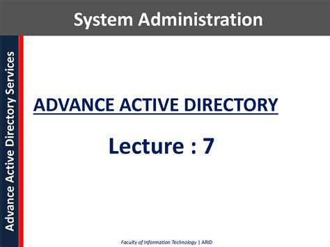 SOLUTION Advance Active Directory Notes Studypool