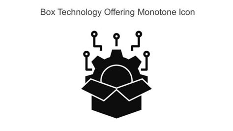 Technology Monotone Icon Slide Team