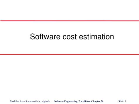 Ppt Software Cost Estimation Powerpoint Presentation Free Download Id5788781