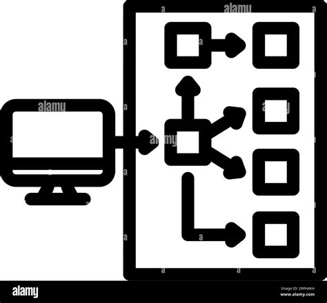 Serverless Architecture Software Line Icon Vector Illustration Stock Vector Image And Art Alamy