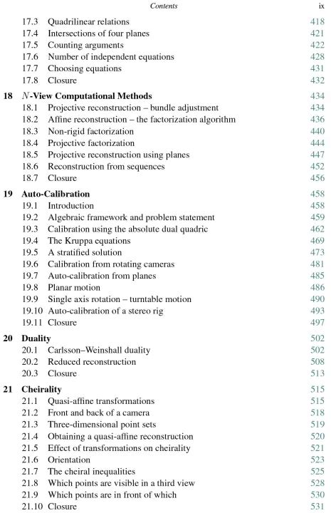 Sách Multiple View Geometry In Computer Vision