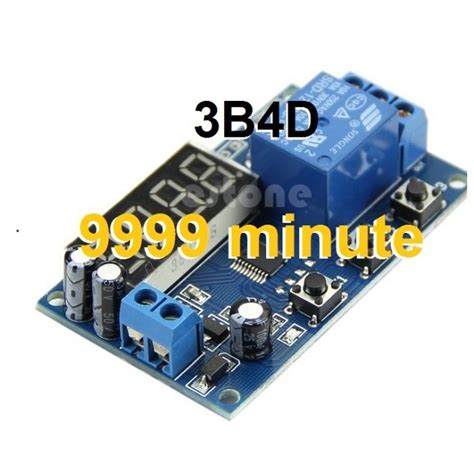 Jual Master Digital Timer Module Time Delay Relay Casing And Power