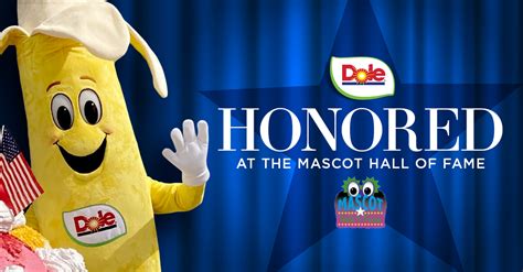 Dole Food Companys Bobby Banana Honored At National Mascot Hall Of