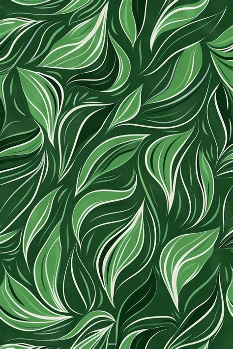 Premium Photo Dynamic Green Leaf Intertwine Pattern