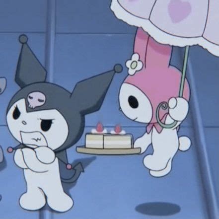 My Melody And Kuromi Kissing