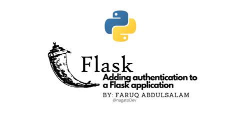 Adding Authentication To A Flask Application Dev Community
