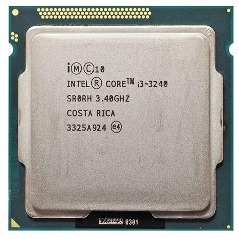 Процессор Intel Core i3 3-го поколения, BOX (без кулера), 2 яд., 3.4 ...