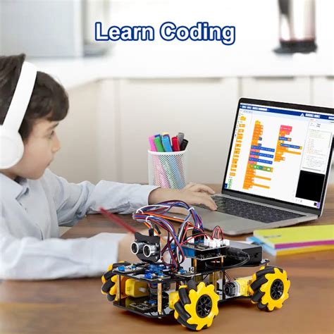 Acebott Smart Robot Car Kit Compatible With Arduino Ide Programming